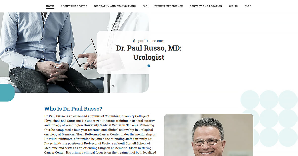 Dr. Paul Russo, MD: Urologist | Dr-Paul-Russo.Com
